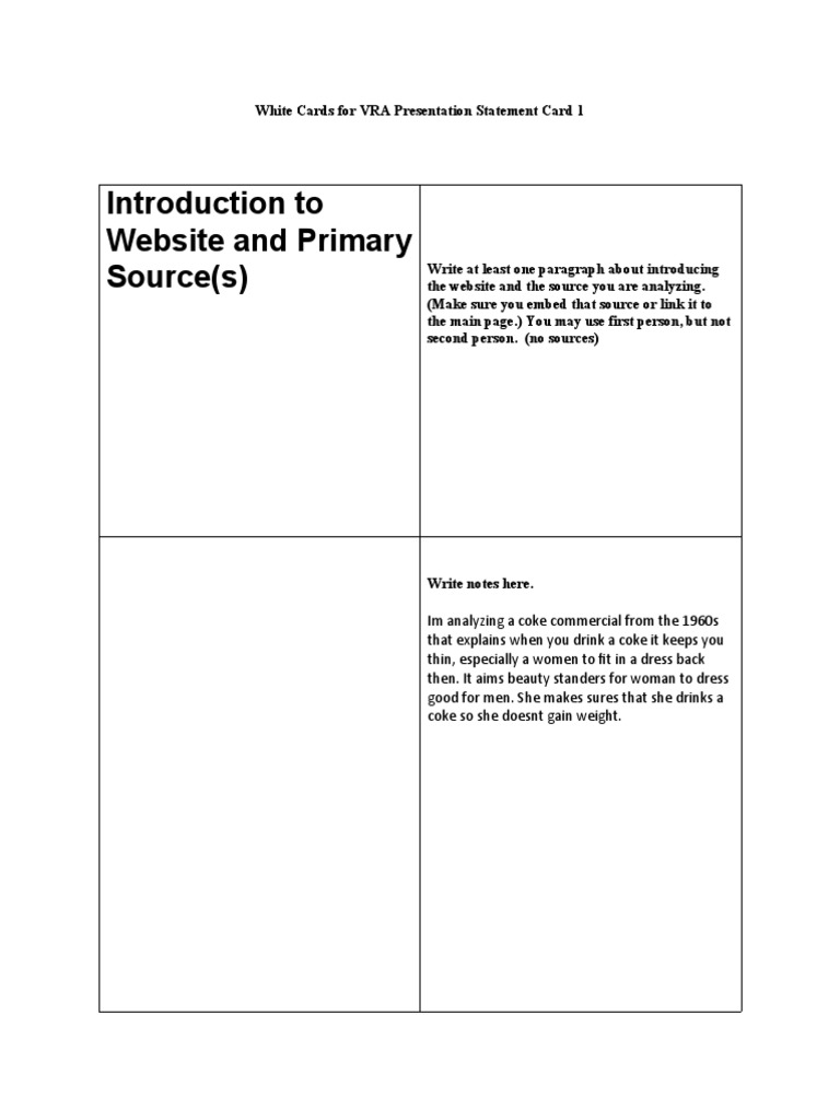 White Card 1 wc1 2 | PDF