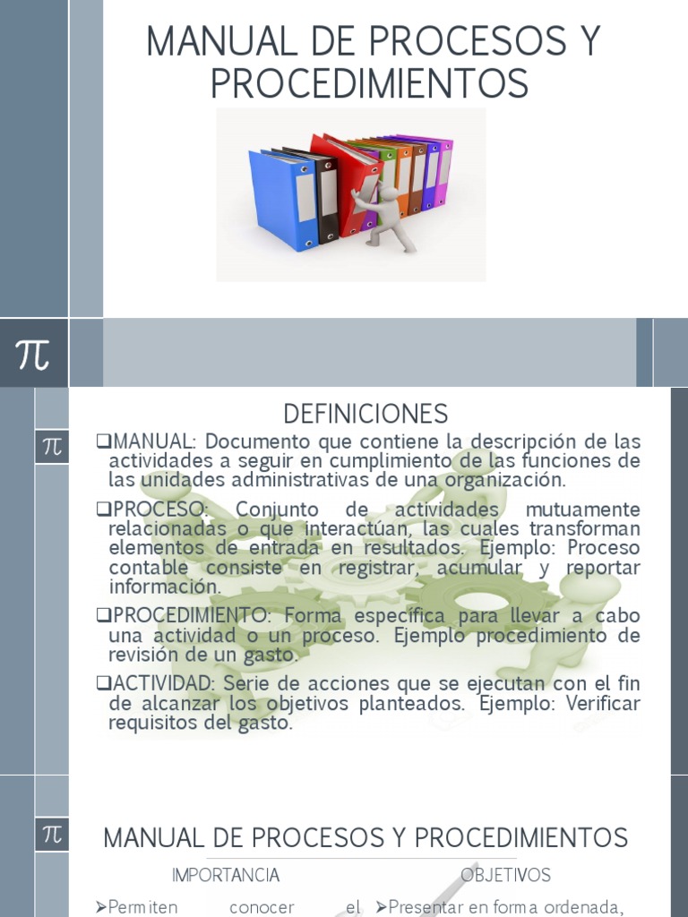Manual de Procesos y Procedimientos | PDF | Finanzas y dinero
