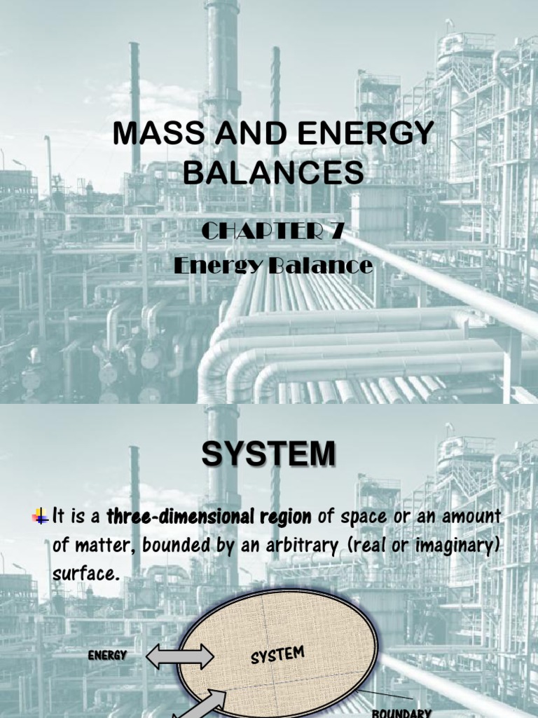 Mass and Energy Balances Explained | PDF | Mass | Chemical Engineering