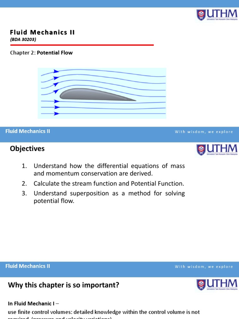 CH 2 Potential Flow Part 1 | PDF | Fluid Mechanics | Fluid Dynamics