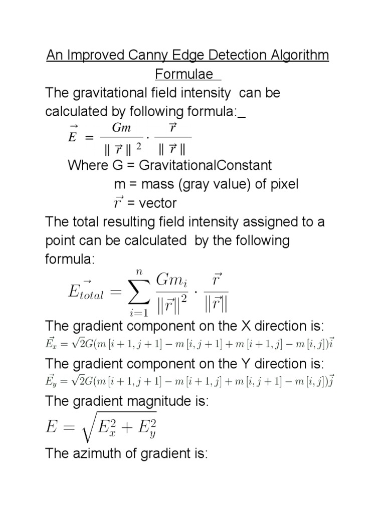 An Improved Canny Edge Detection Algorithm | PDF