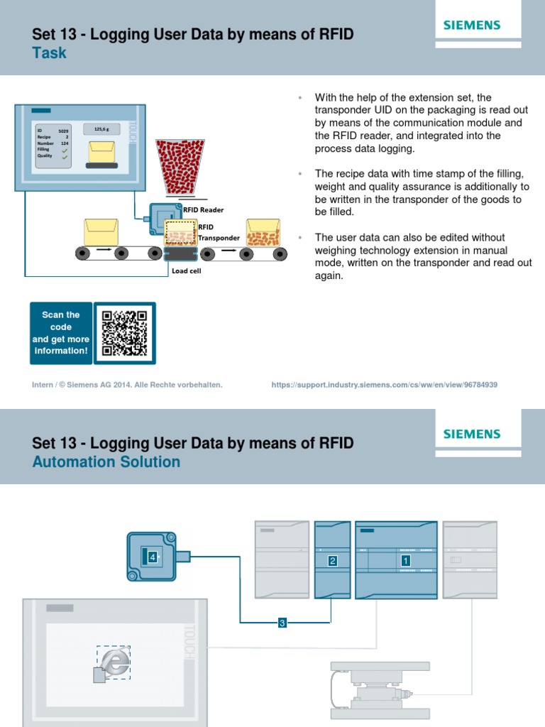 Set 13 - Logging User Data by Means of RFID: Scan The Code and Get More ...