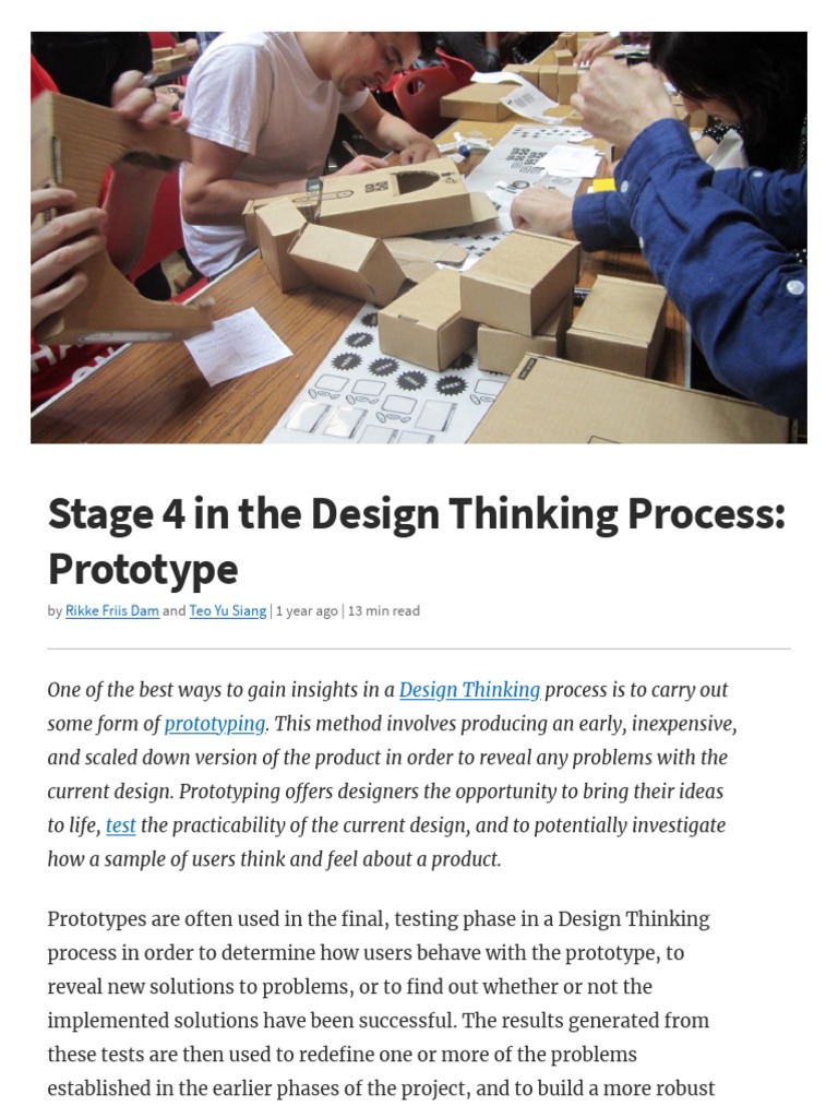 Lec15 - 1 - Stage 4 in The Design Thinking Process - Prototype ...