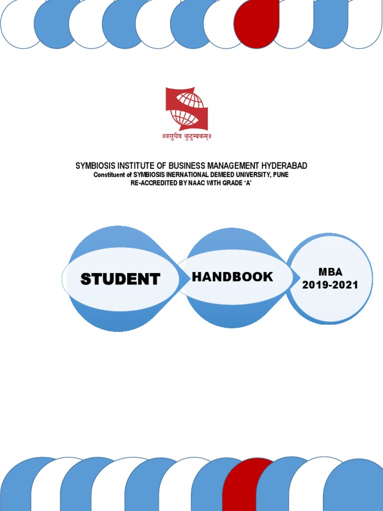 MBA-2019-2021 - Student Handbook PDF | PDF | Market Segmentation | Accounting