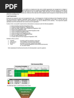 IOSH - Project Risk Assessment | PDF | Risk | Welding