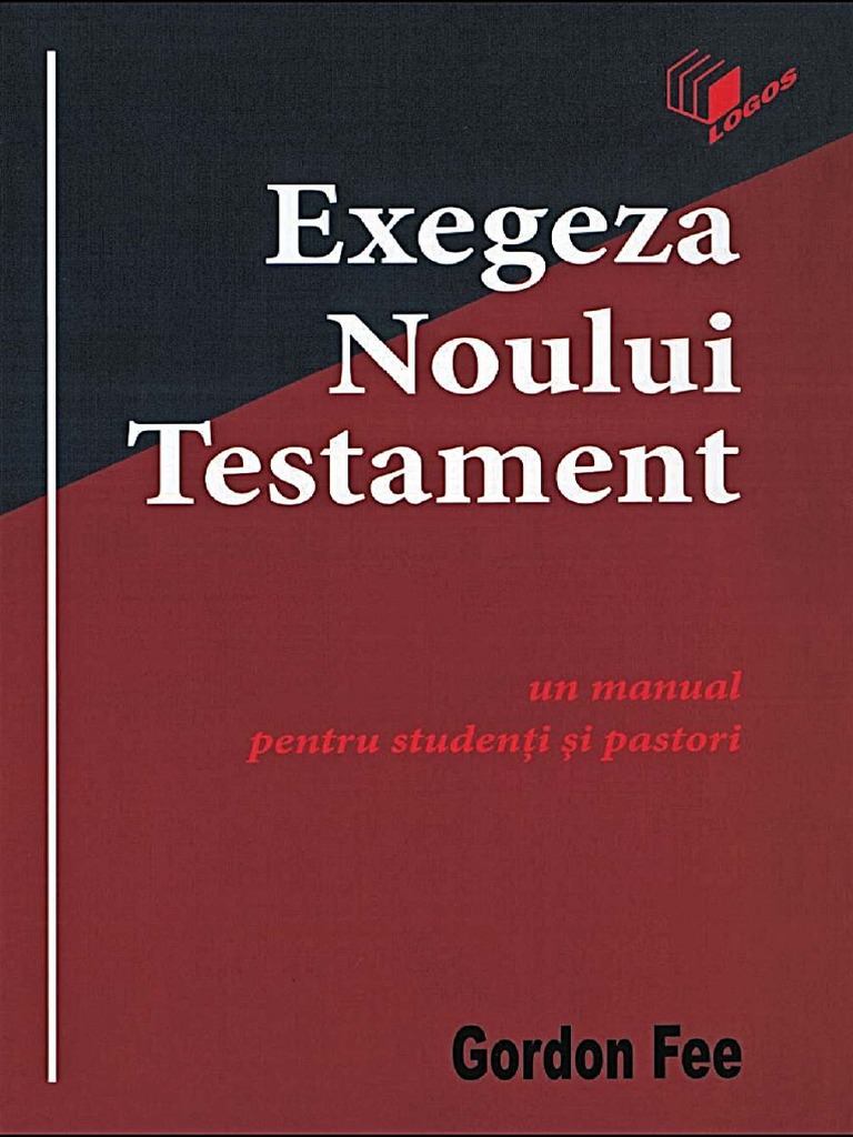 Gordon Fee Exegeza Noului Testament PDF | PDF