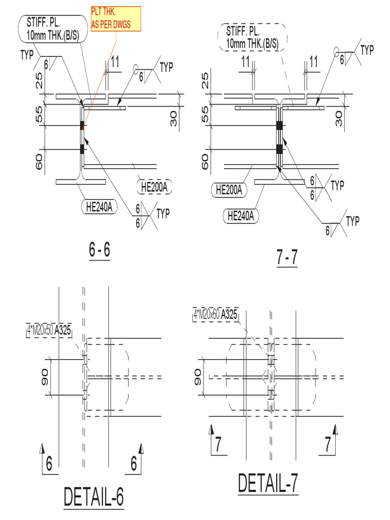 DGF PIPERACK - CALC-comments | PDF | Beam (Structure) | Column