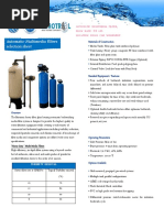 Multimedia FRP Sand Filter Design Table PDF | PDF | Filtration ...