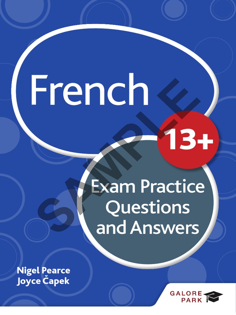 French Common Entrance Exam Practice | PDF | Test (Assessment) | Semiotics
