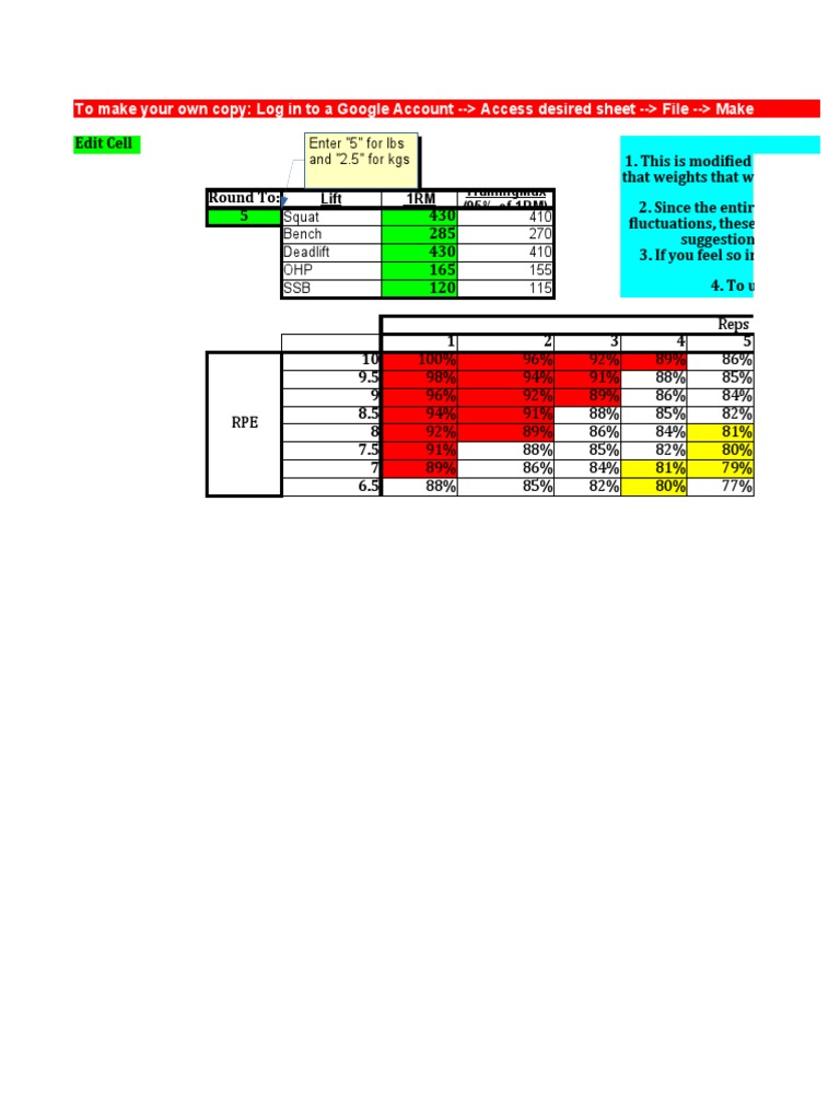 Calgary Barbell 16 Week Program Guide | PDF | Games Of Physical Skill ...