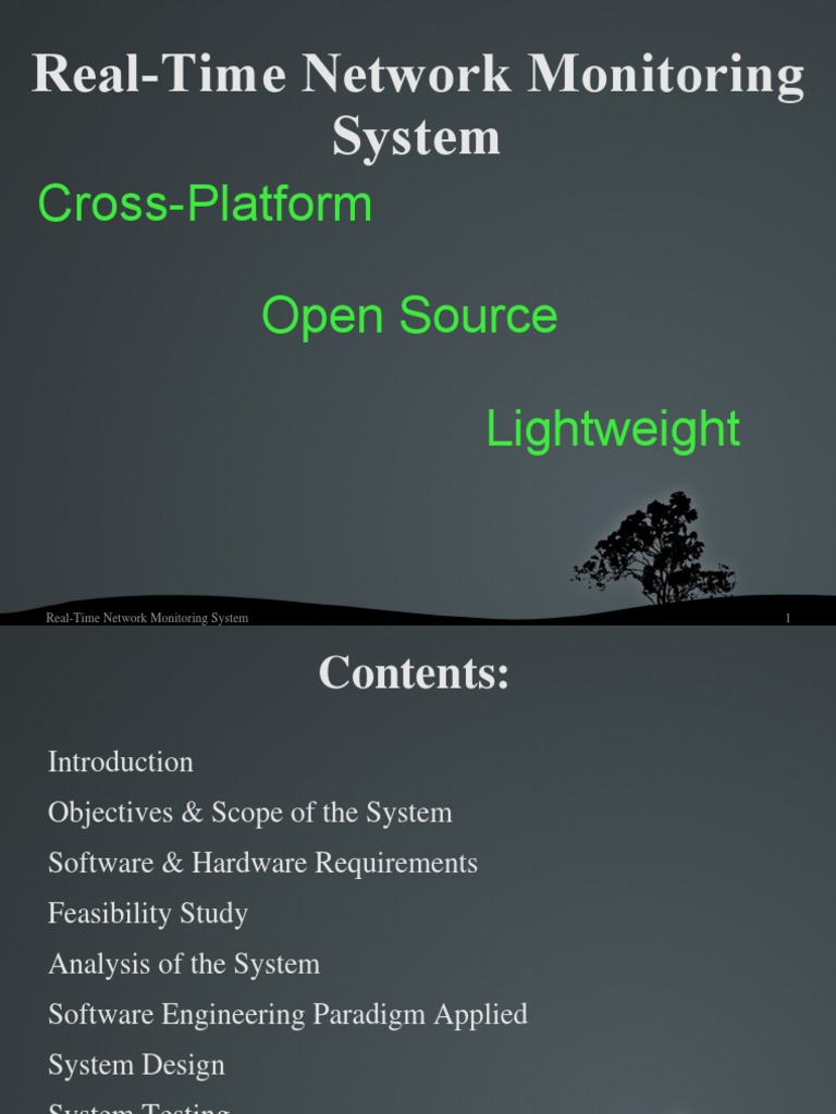 Real-Time Network Monitoring System | PDF | System | Operating System