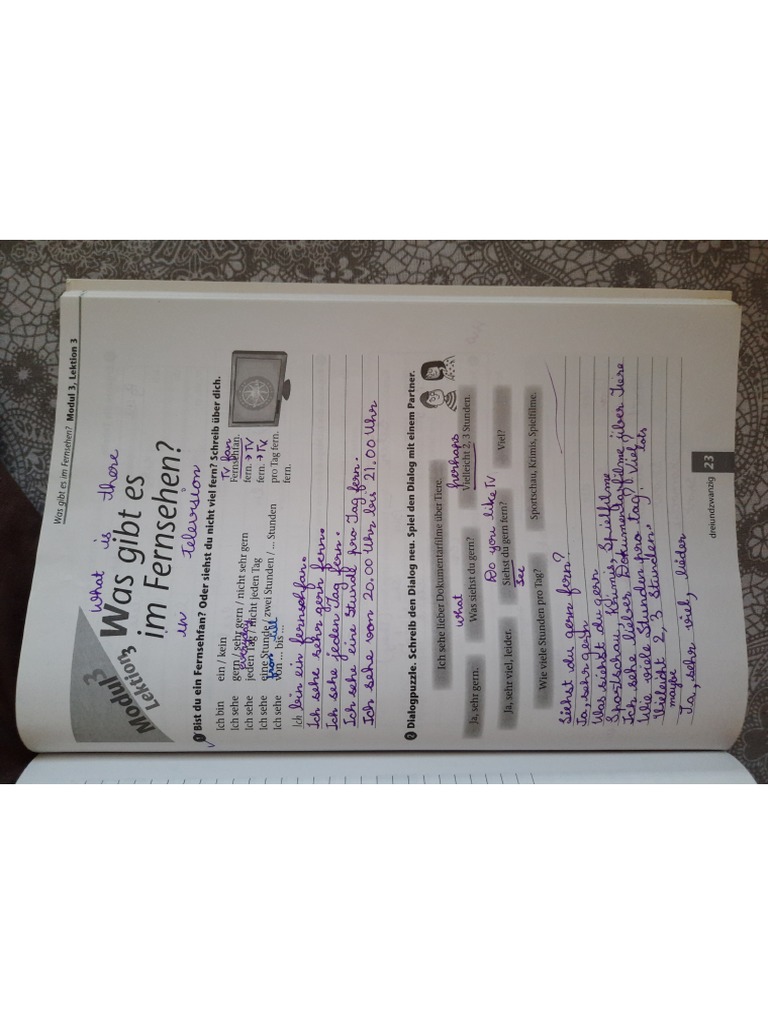 Varada's German Module 3 Lektion 3 | PDF