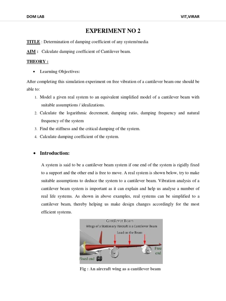 Experiment No 2 | PDF | Physical Quantities | Classical Mechanics