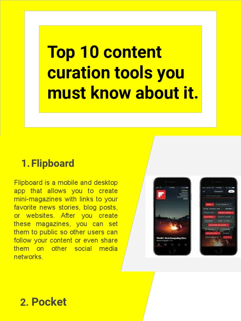 Top Content Curation Tools | PDF | Websites | Tag (Metadata)