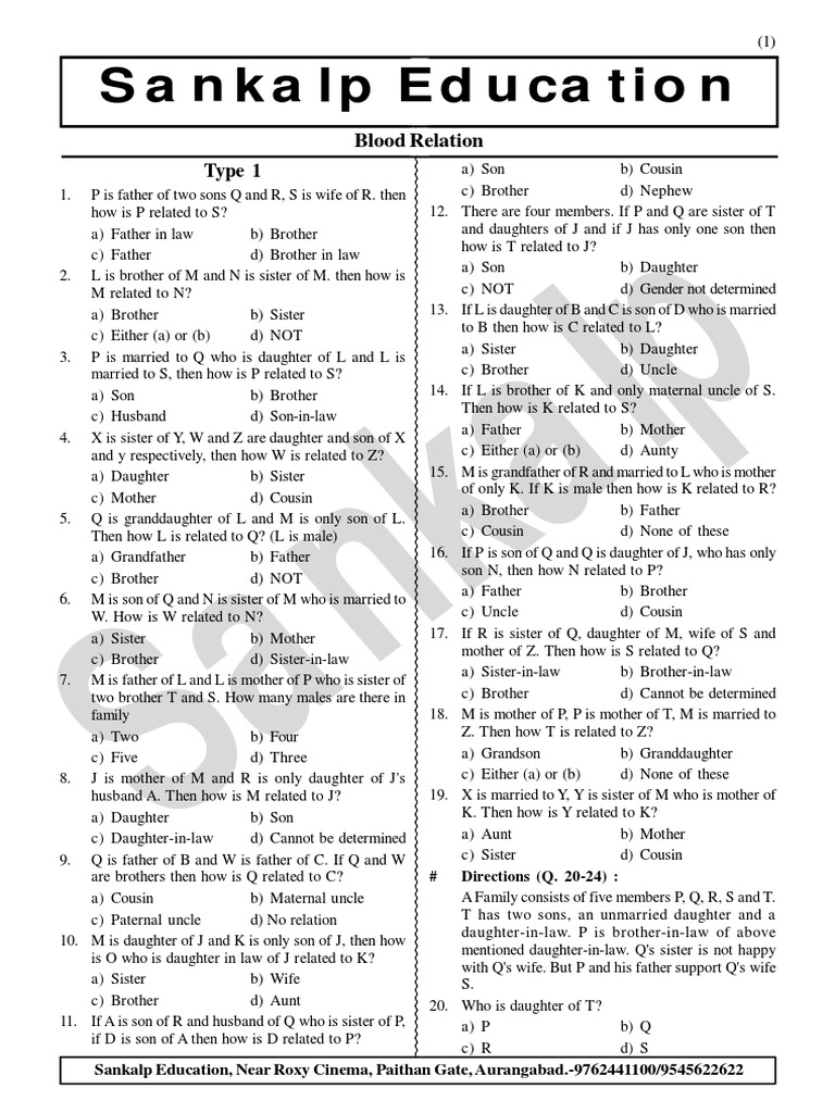 Blood Relation | PDF | Family | Kinship And Descent