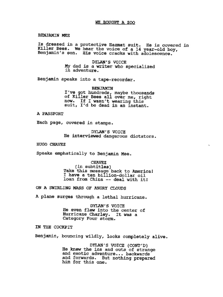We Bought A Zoo (2011) Scan PDF | PDF