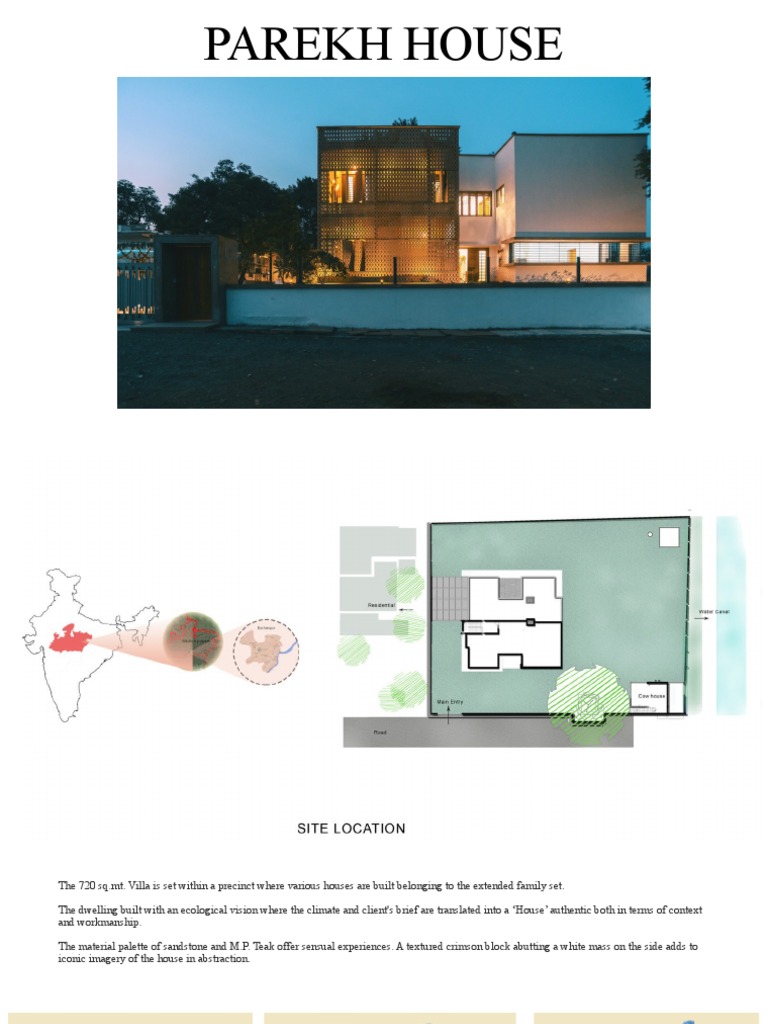 Parekh House | PDF | Building Technology | Building Engineering