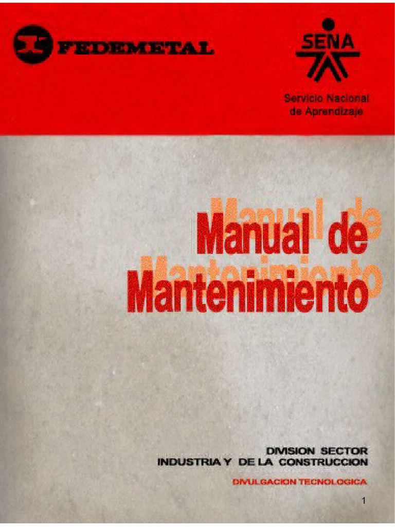 Manual de Mantenimiento | PDF | Planificación | Presupuesto