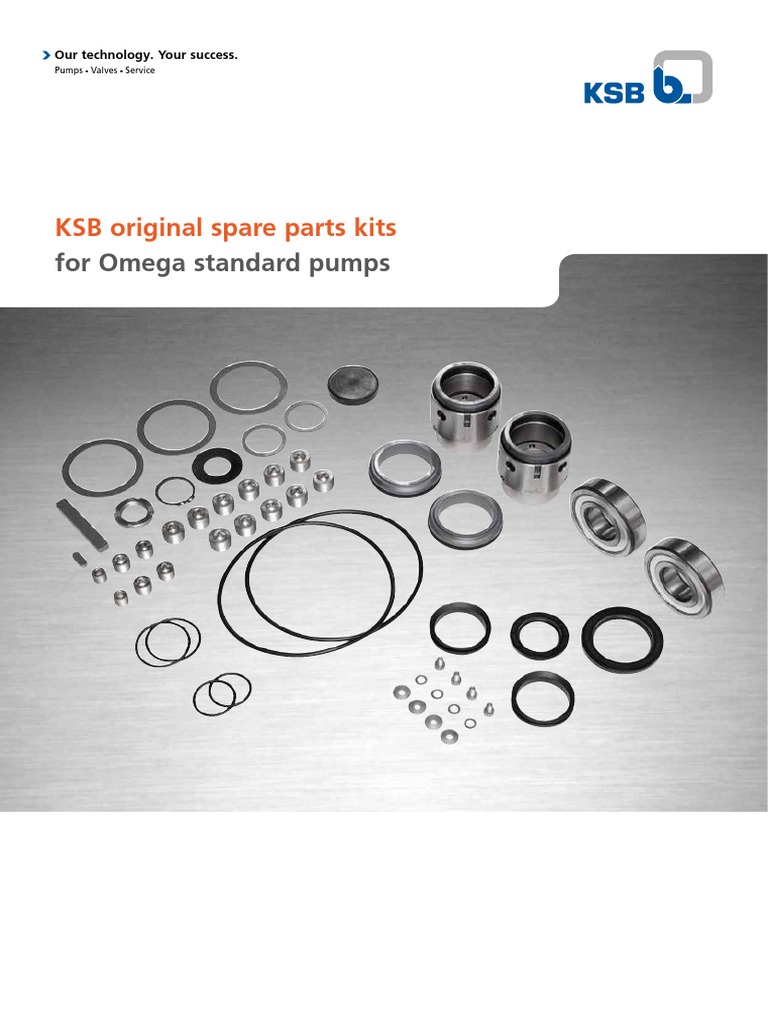 KSB Original Spare Parts Kits: For Omega Standard Pumps | PDF | Tools ...