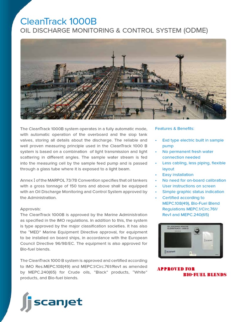 Scanjet ODME PDF | PDF | Pump | Manufactured Goods