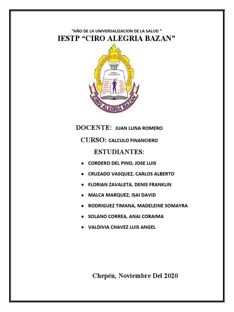 Laboratorio de Anualidades | PDF | Crédito | Finanzas y administración del dinero