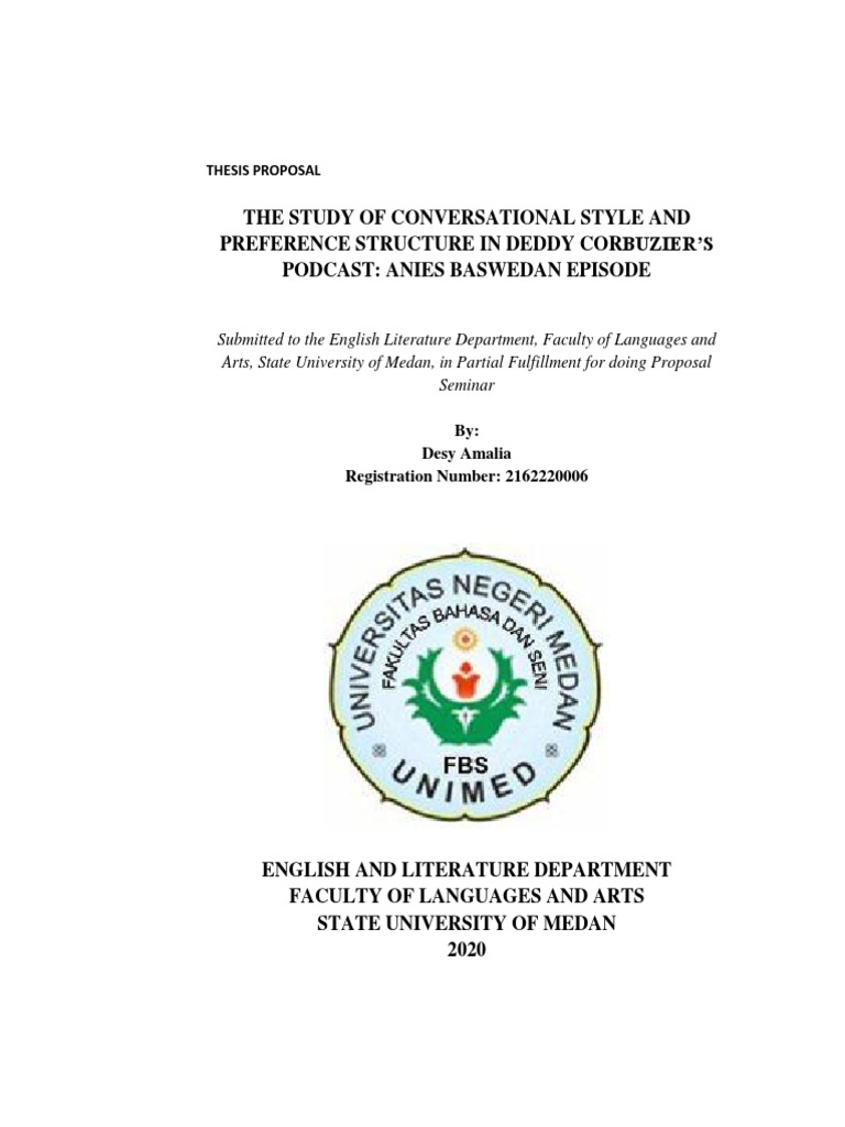 Proposal Desy Amaliaa PDF | PDF | Conversation | You Tube