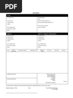 Commercial Invoice Template-DHL Express | PDF