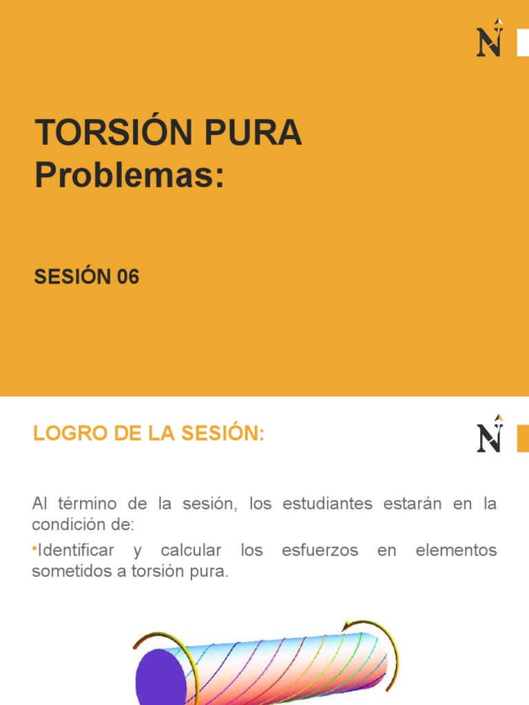 Sesión 06 Prob de Clase RM 2020 II | PDF | Esfuerzo de torsión | Fuerza
