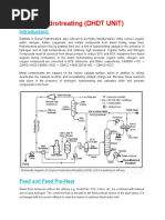 Diesel Hydrotreating Unit (DHT) Process in Refinery, Hydrogen ...