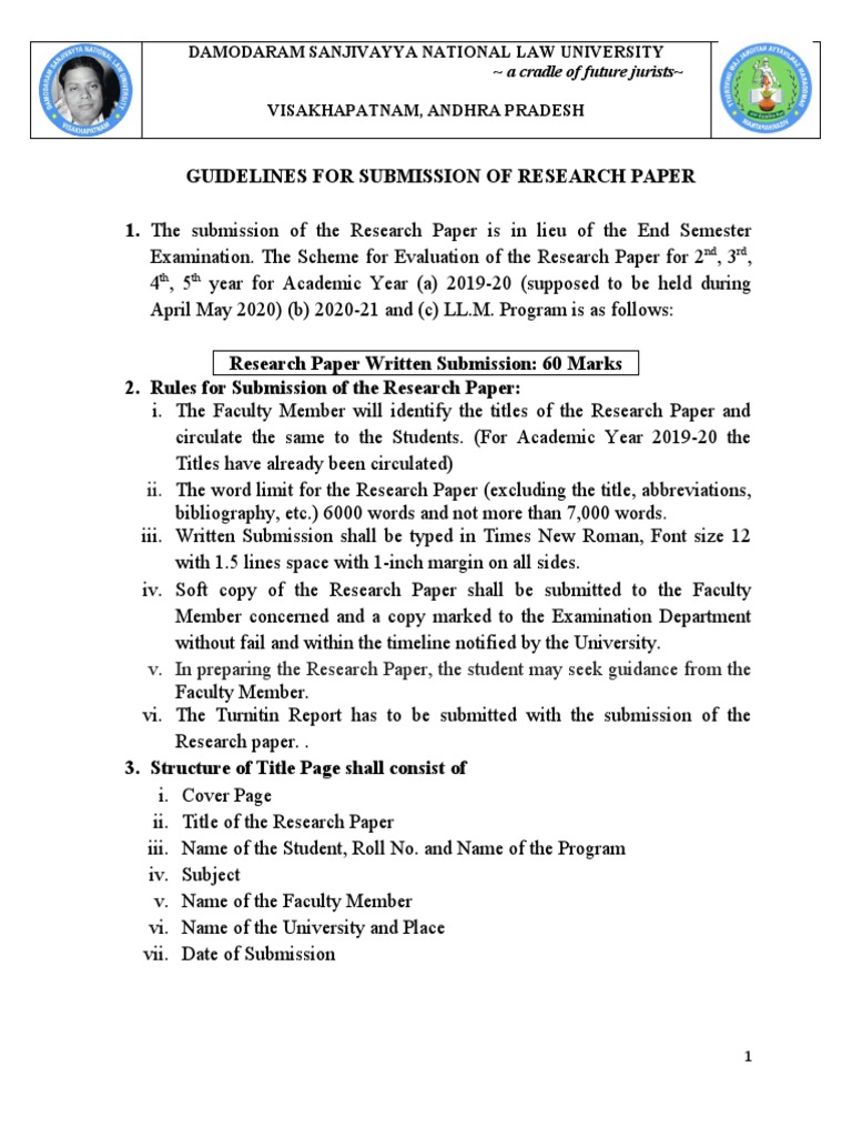 Research Papers Guidelines | PDF | Justification | Science