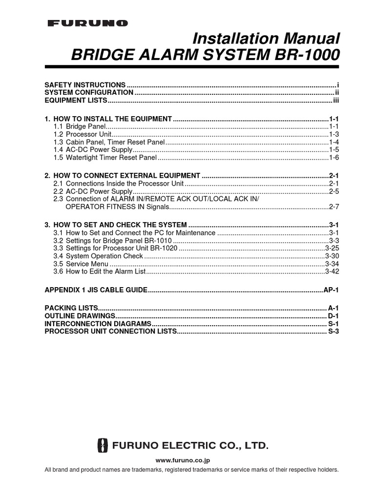 BR1000 Installation Manual A | PDF | Electrical Connector | Microsoft Excel