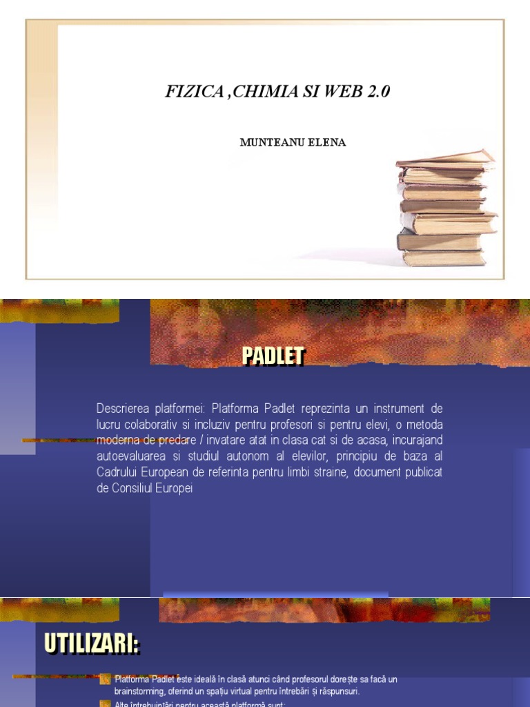 PADLET - Munteanu E | PDF