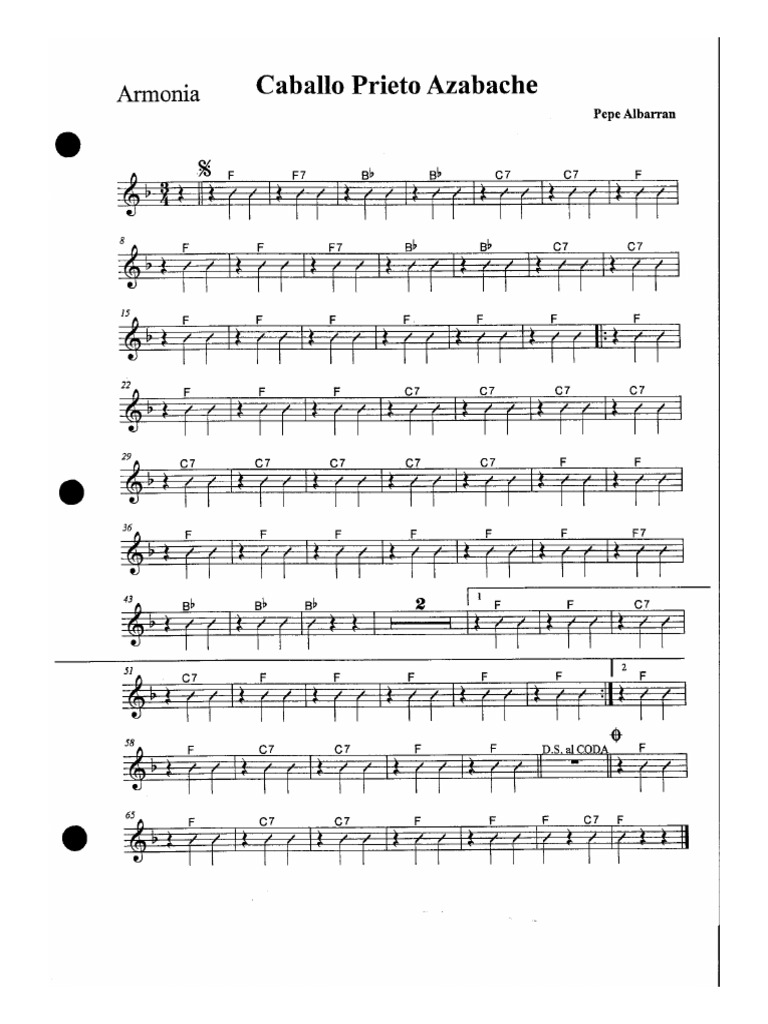 Caballo Prieto Azabache - Antonio Aguilar | PDF