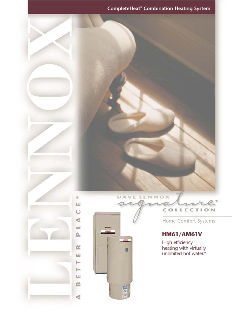 HM61/AM61V: Home Comfort Systems | PDF | Water Heating | Air Conditioning