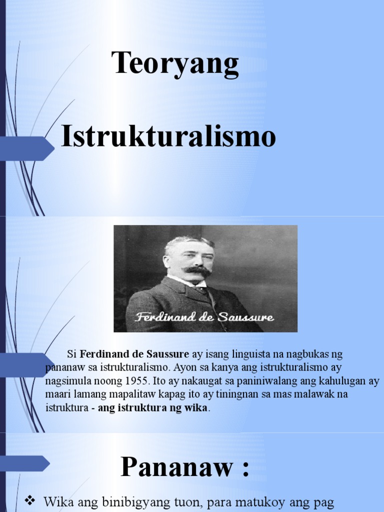 Teoryang Tata Teorya Ng Wika Persecución En El Laberinto