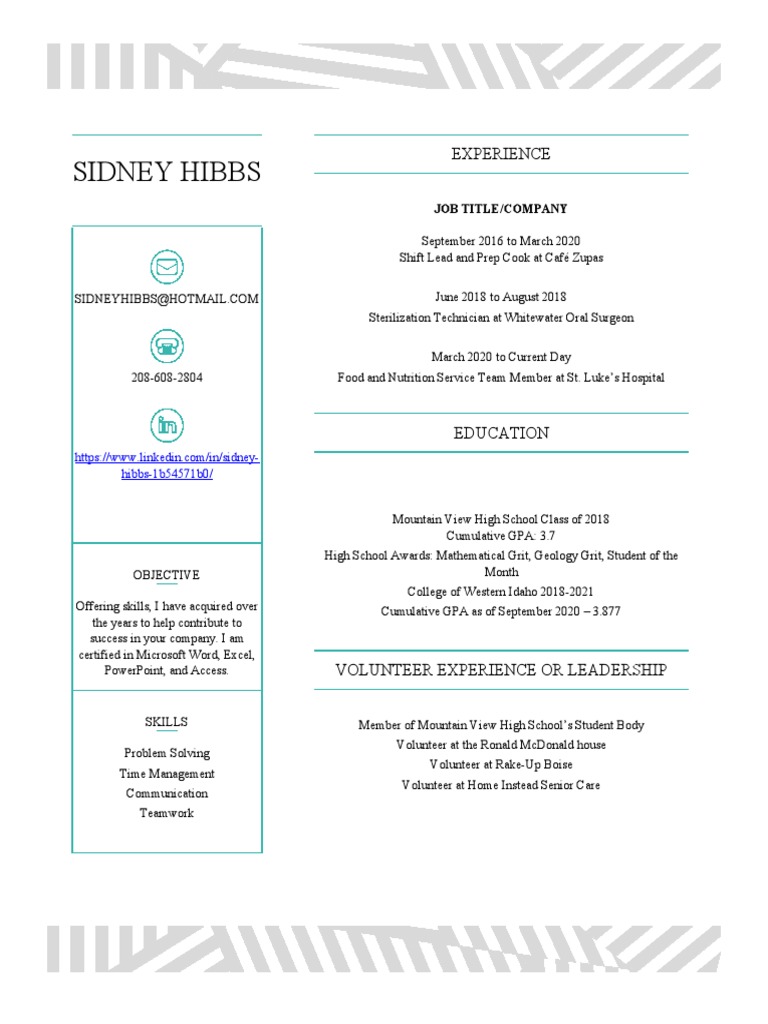 Capstone Resume | PDF