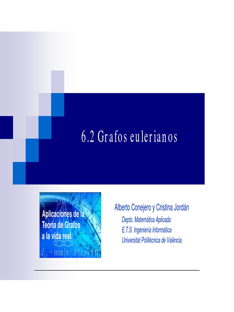 S6.2 Grafos Eulerianos | PDF | Teoría de grafos | Informática teórica