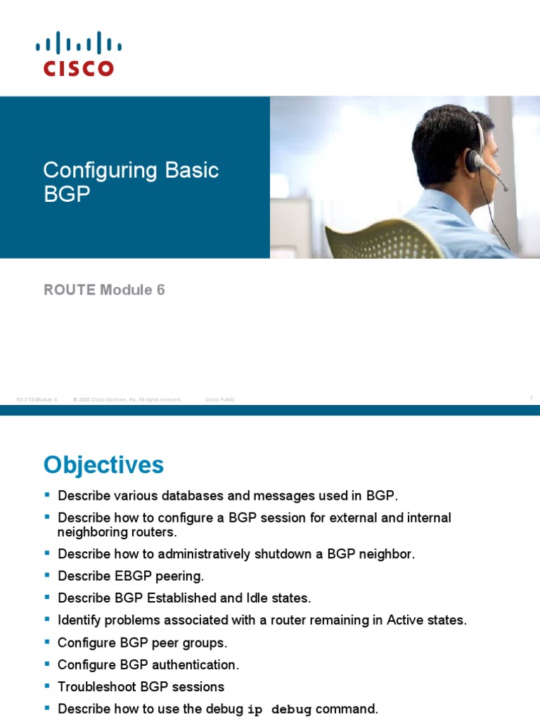 Configuring Basic BGP | PDF | Router (Computing) | Routing