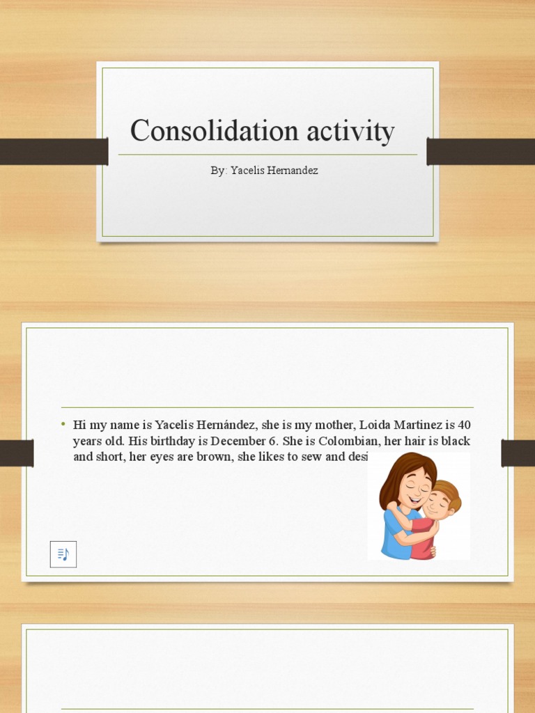 Consolidation Activity: By: Yacelis Hernandez | PDF