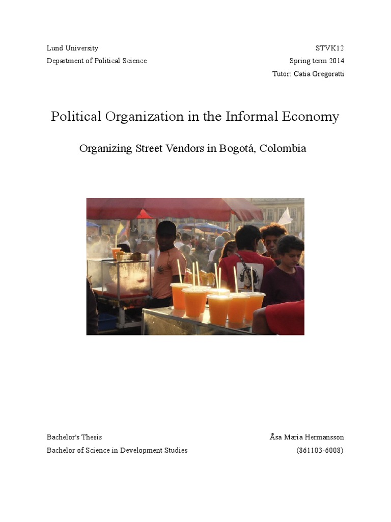Political Organization in The Informal Economy - Organizing Street ...