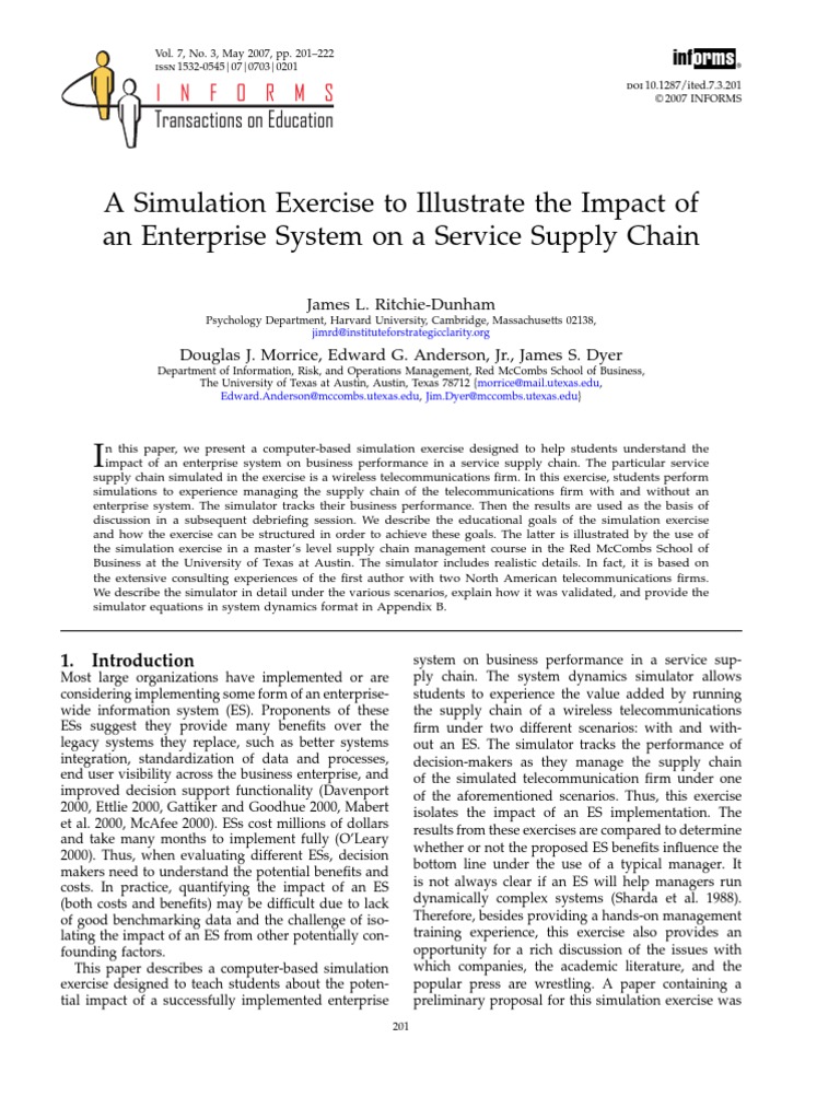 LittleField Technology Case | PDF | Simulation | Telephone
