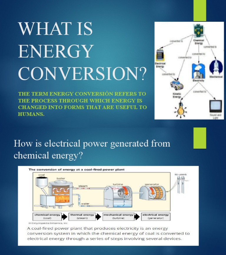 What Is Energy Conversion | PDF