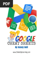 Google Docs Cheat Sheet | PDF