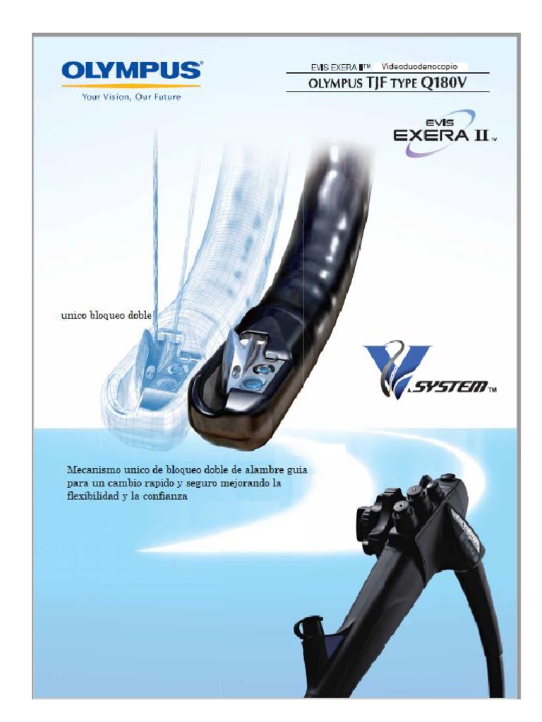Traduccion Simple Catalogo Videoduodenoscopio TJF-Q180V | PDF