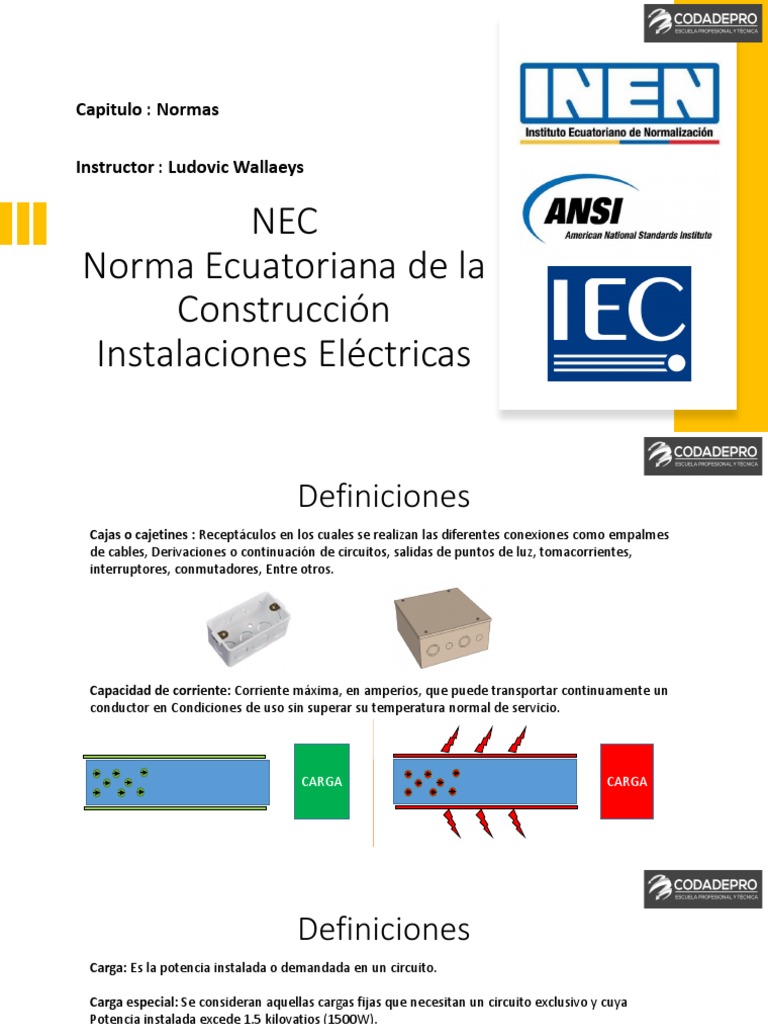 3 - Normas Electricas | PDF | Corriente eléctrica | Electricidad