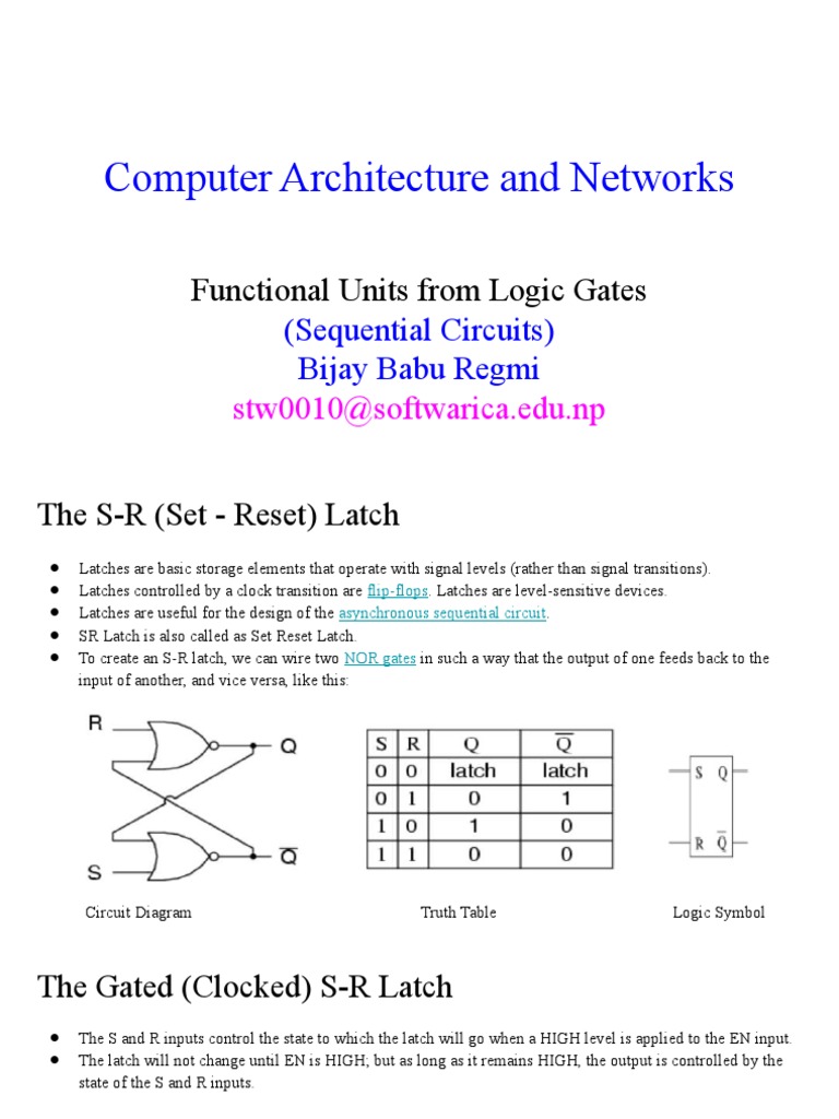 Sequential Circuits | PDF | Computer Hardware | Electrical Circuits