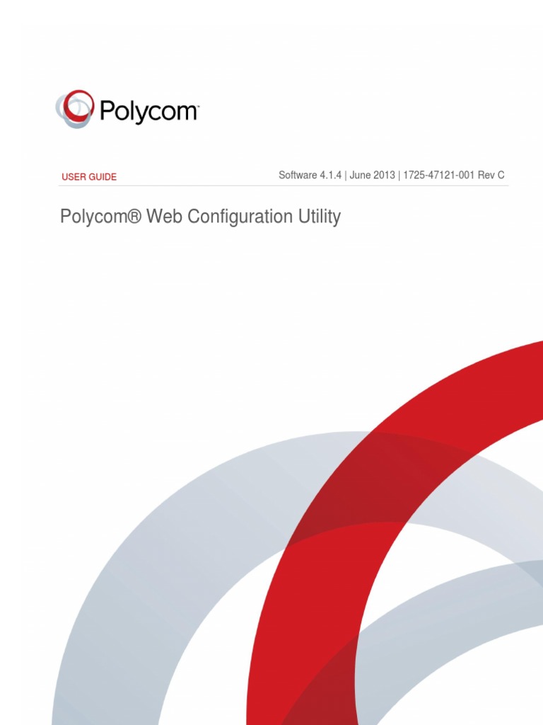 Web Configuration Utility User Guide | PDF | Session Initiation ...