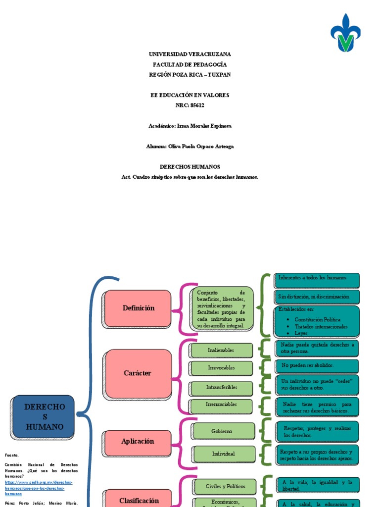 Cuadro Sinoptico 4 | PDF | Derechos humanos | Igualdad social