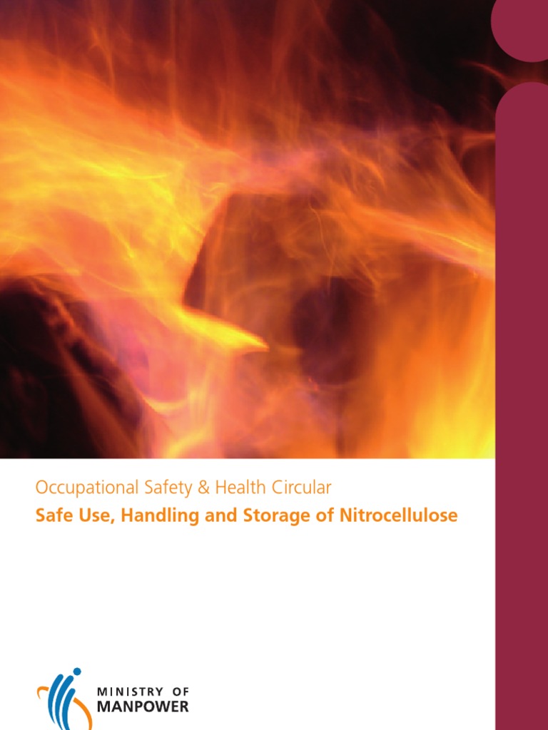 Safe Use Handling and Storage of Nitrocellulose | PDF | Chemistry ...