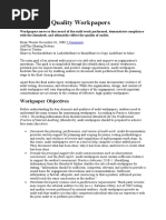 26) Audit Documentation (Working Papers) | PDF | Audit | Business